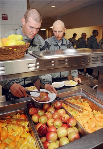 Yogurt in, soda out: Army revamps training diet