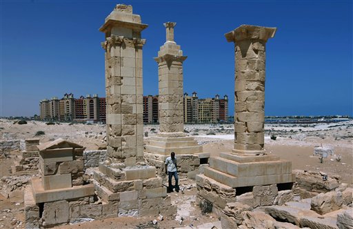 Ancient city by the sea rises amid Egypt's resorts