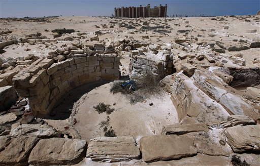 Ancient city by the sea rises amid Egypt's resorts