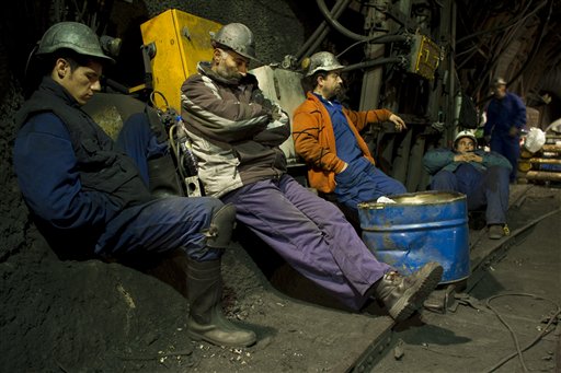 Spanish miners in Day 9 of underground protest