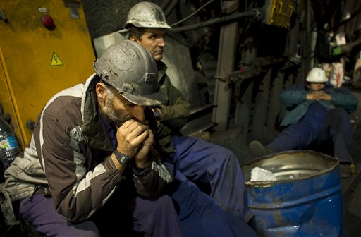 Spanish miners in Day 9 of underground protest