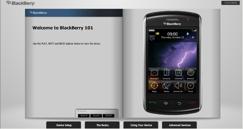 BlackBerry 101: Interactive Guide Educates Smartphone Users
