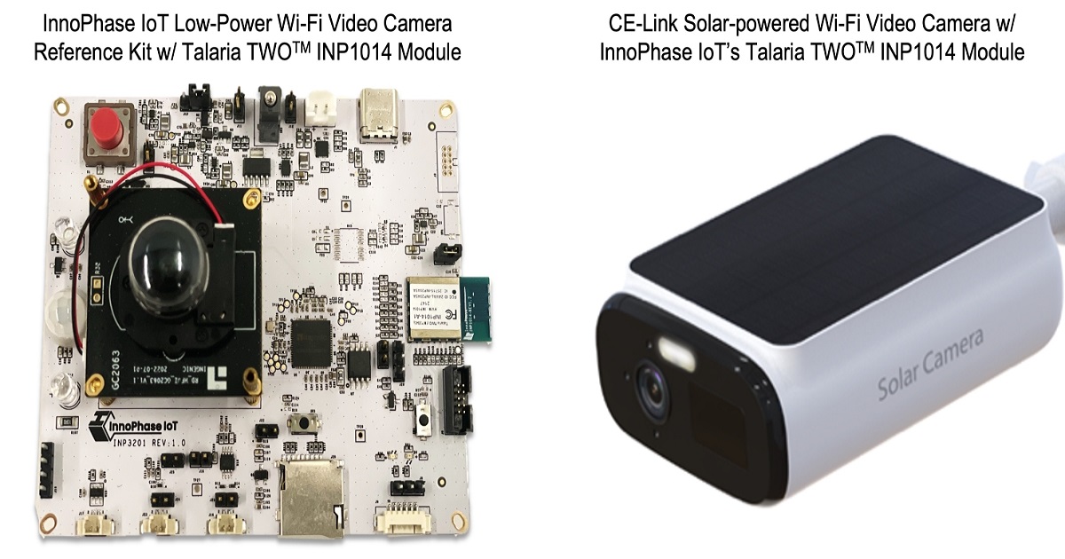 Smarter Wi-Fi Video Camera Designs, Courtesy of InnoPhase IoT