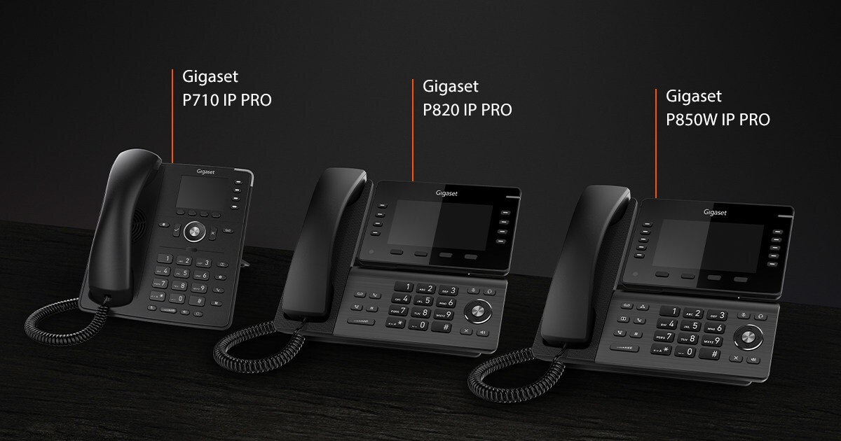 Professional-Grade IP Desktop Phones Now Available from Gigaset