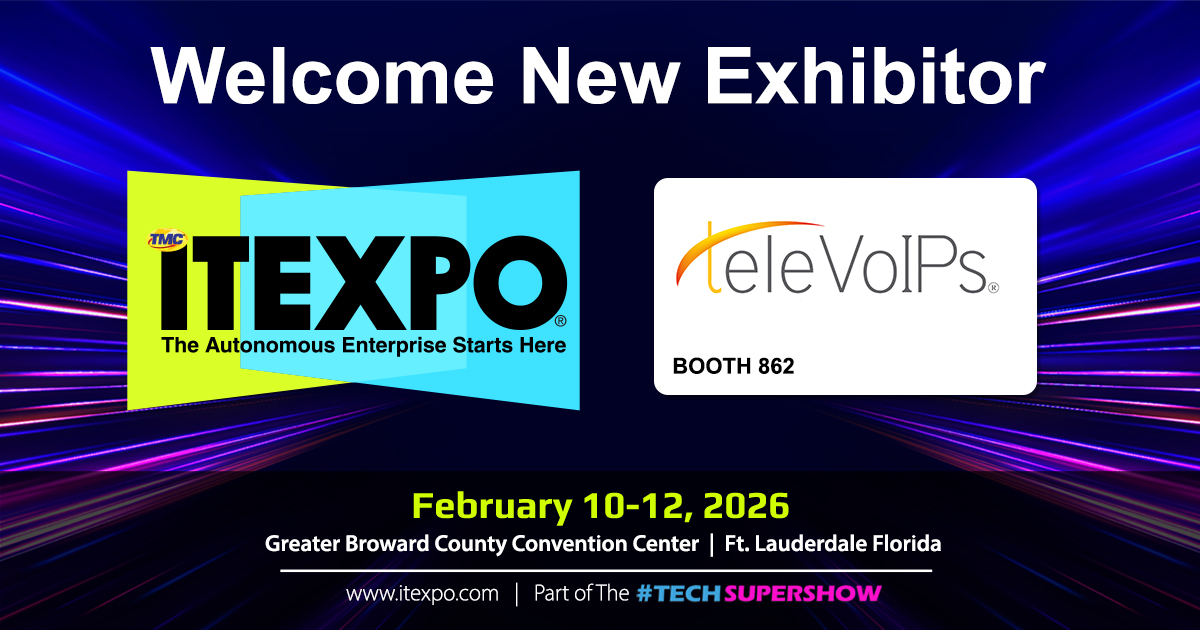 TeleVoIPs Joins as latest Exhibitor of ITEXPO #TECHSUPERSHOW 2026 in ...