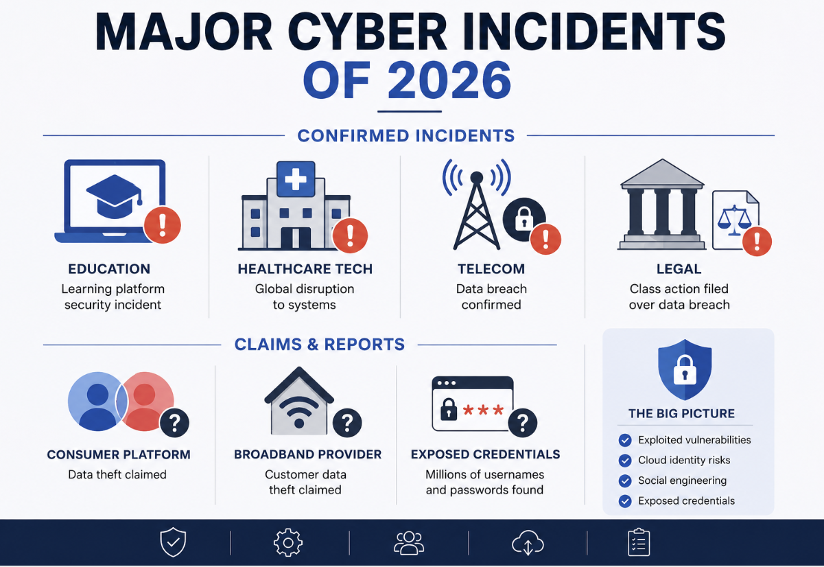 Major Cyber Incidents and Breach Claims of 2026 Show Why Resilience Matters